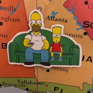 Accessories | Simpsons Stickers Set Of 6 | Poshmark